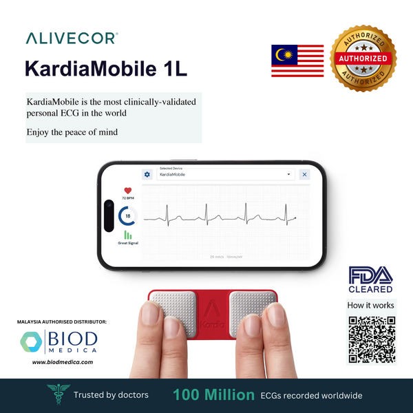 AliveCor KardiaMobile (Malaysia) – BioD Medica